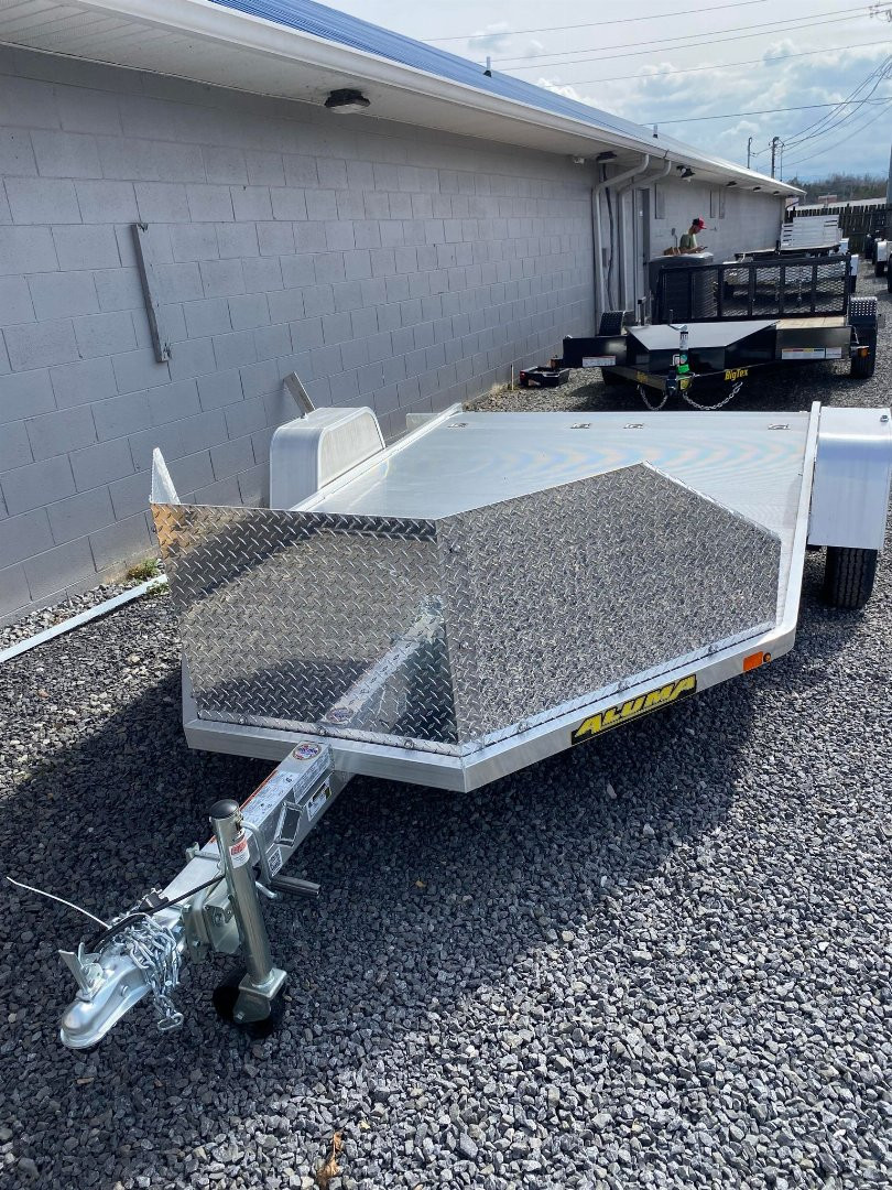 New 2024 ALUMA MC210 S-R-RTD Motorcycle Trailer