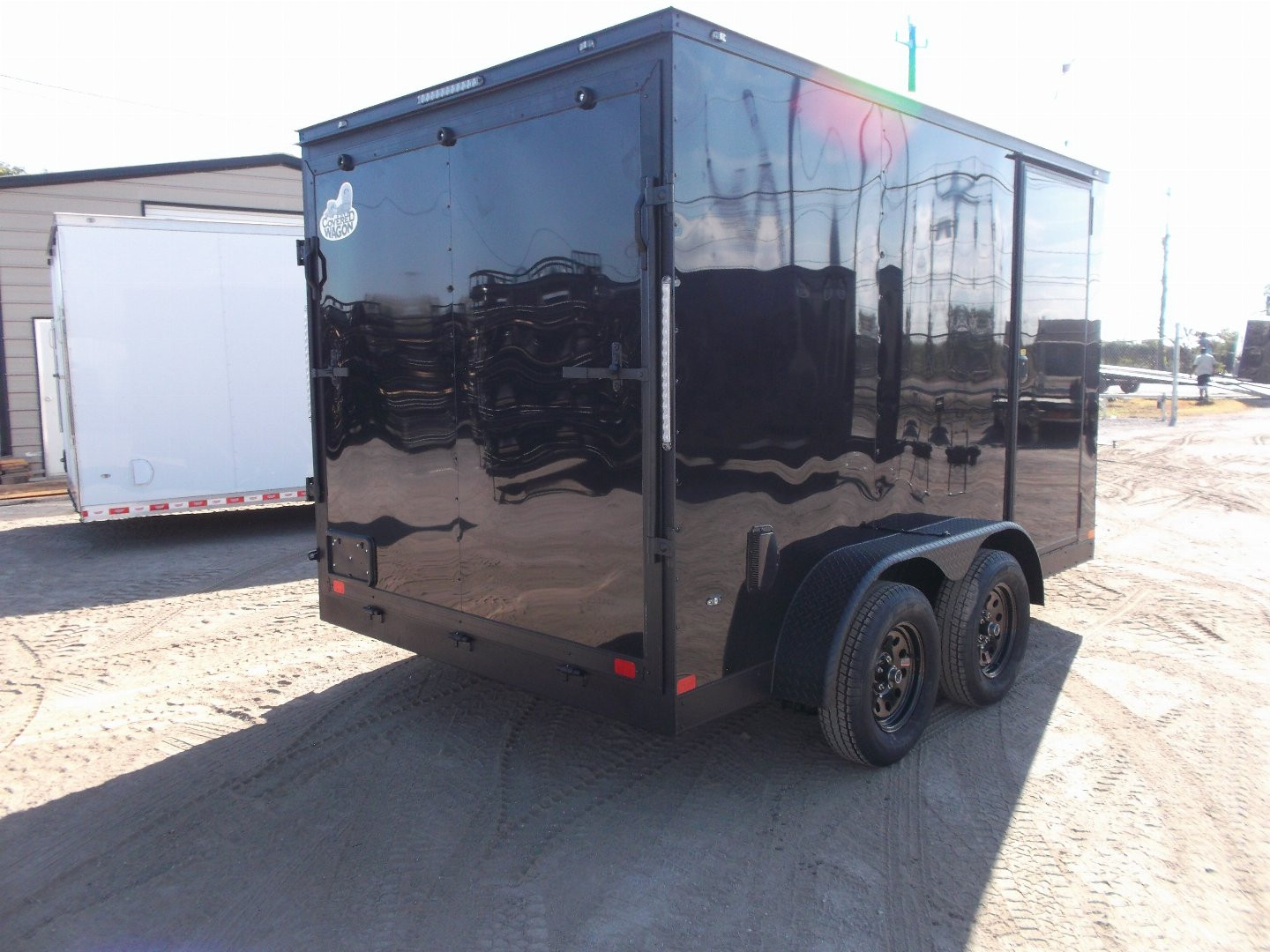 New 2025 COVERED WAGON TRAILERS 7x12 Tandem Axle Cargo Trailer ...