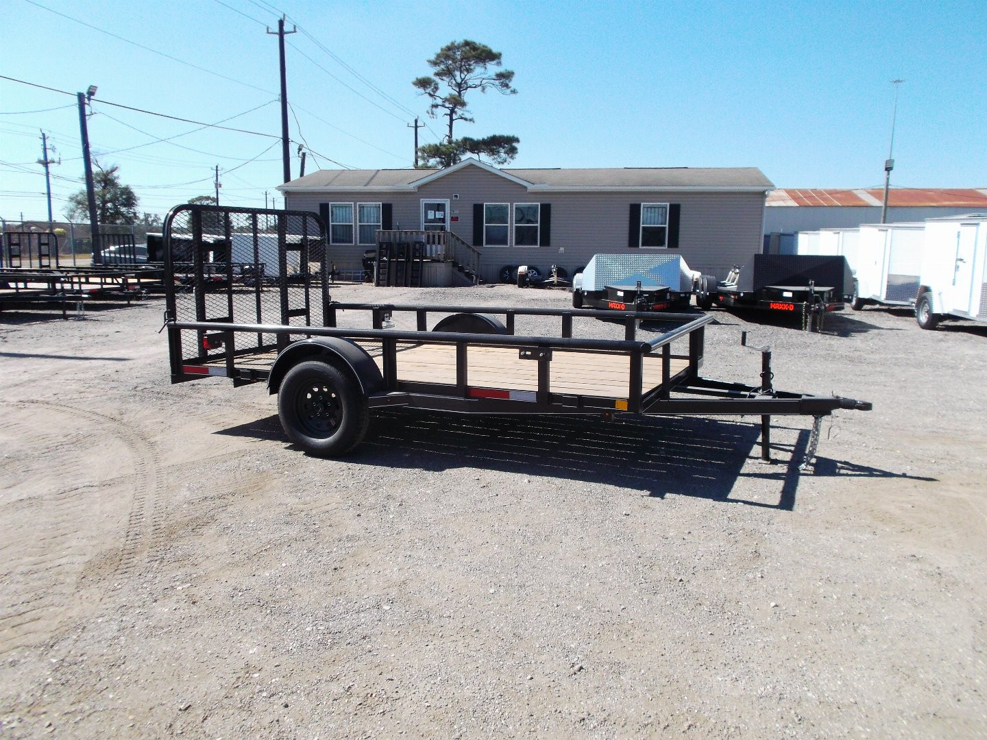 New 2025 J&C TRAILERS 77x12 Single Axle Utility Trailer / C-Channel ...