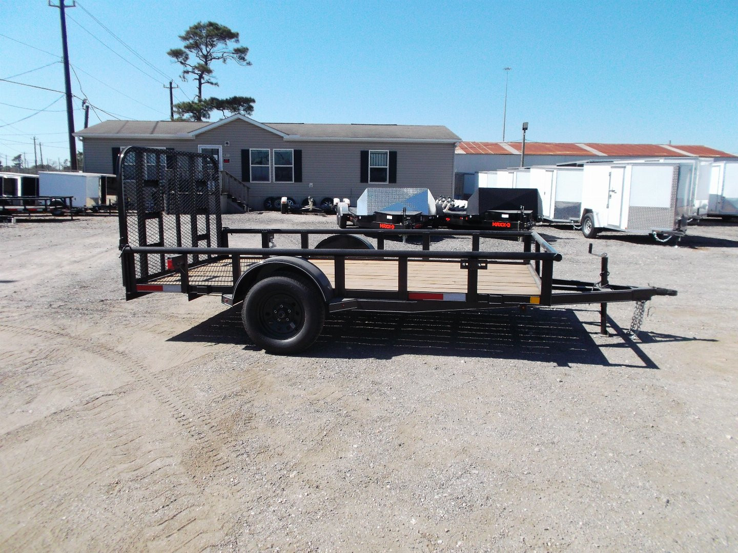 New 2025 J&C TRAILERS 77x12 Single Axle Utility Trailer / C-Channel ...