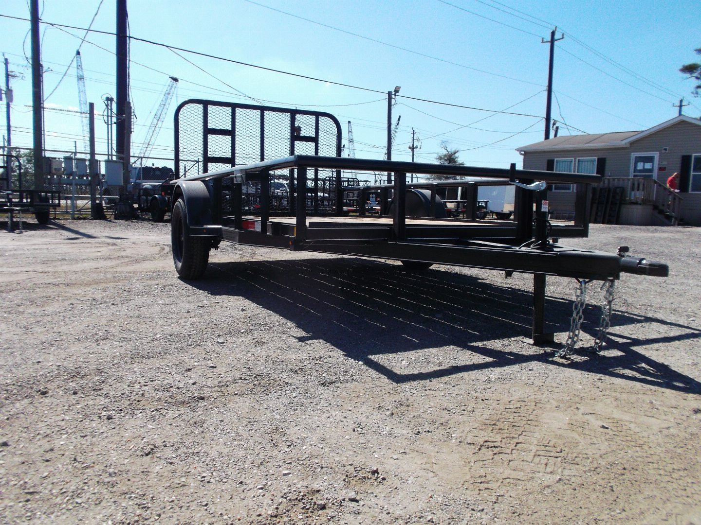 New 2025 J&C TRAILERS 77x12 Single Axle Utility Trailer / C-Channel ...