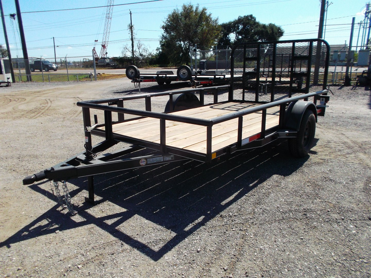 New 2025 J&C TRAILERS 77x12 Single Axle Utility Trailer / C-Channel ...