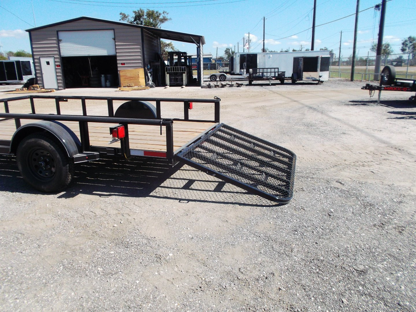 New 2025 J&C TRAILERS 77x12 Single Axle Utility Trailer / C-Channel ...