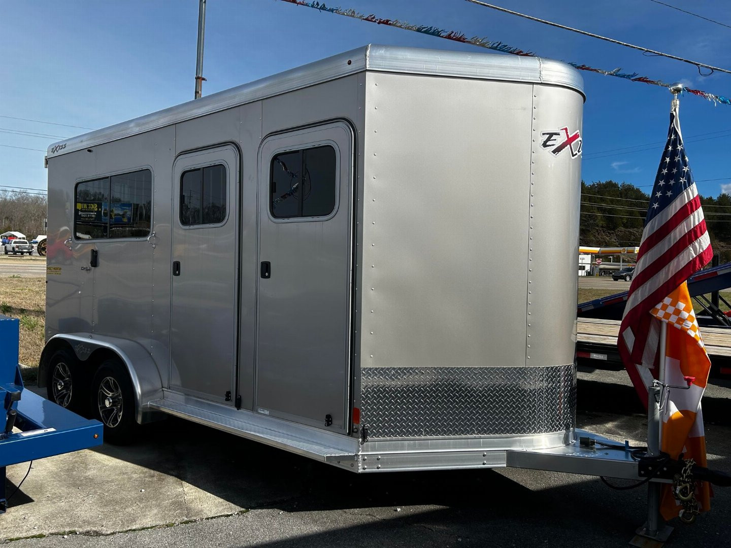 New 2023 EXISS TRAILERS 724_ST_BP Horse Trailer