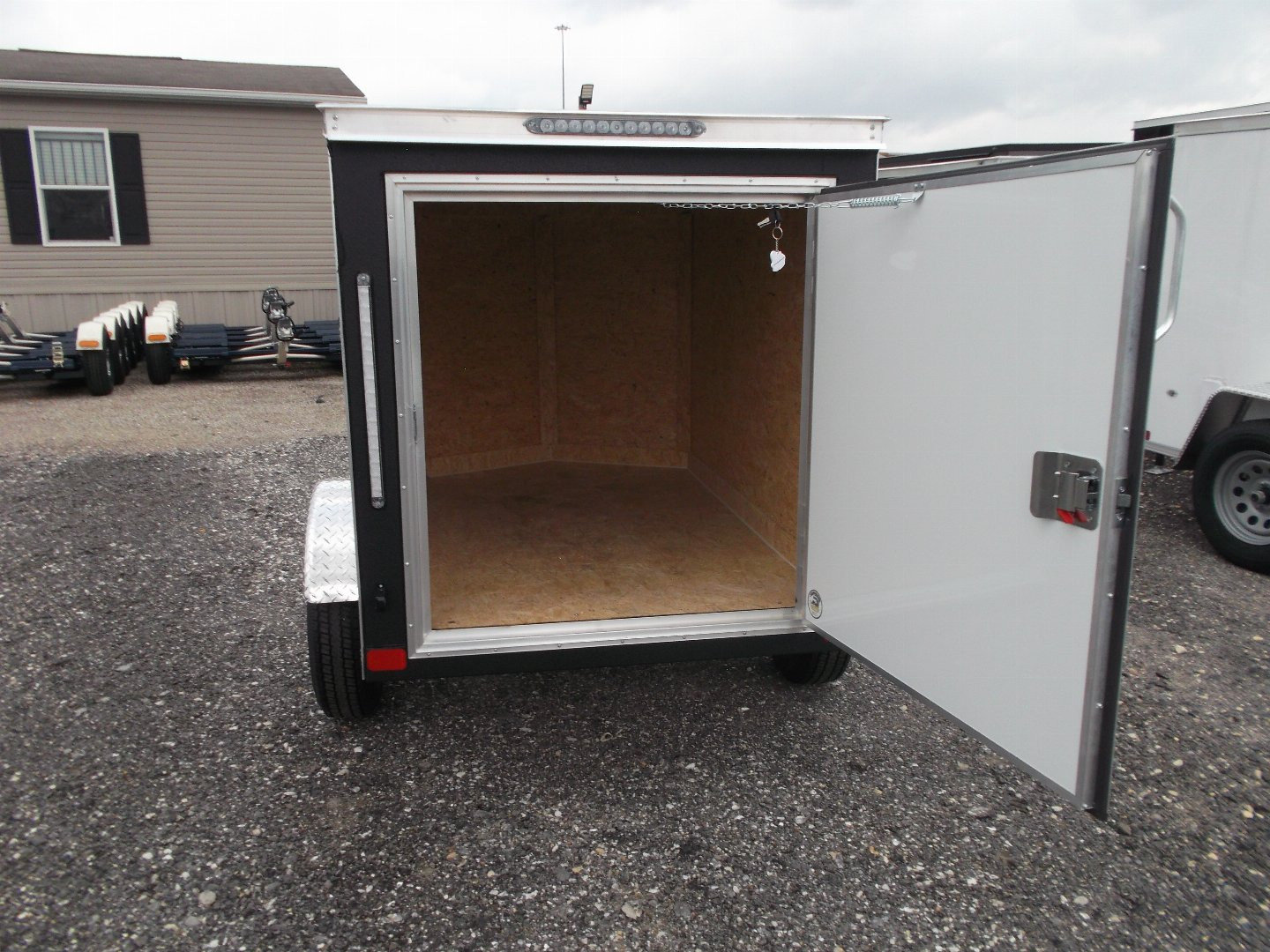 New 2025 COVERED WAGON TRAILERS 4x6 Single Axle Cargo Trailer ...