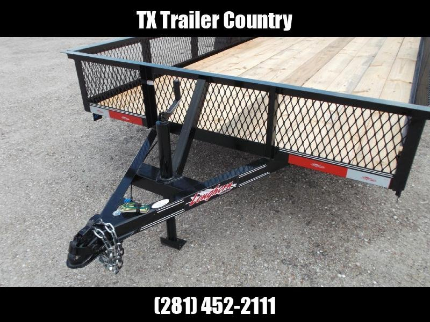 New 2025 LONGHORN TRAILERS 77x14 Single Axle Utility Trailer ...