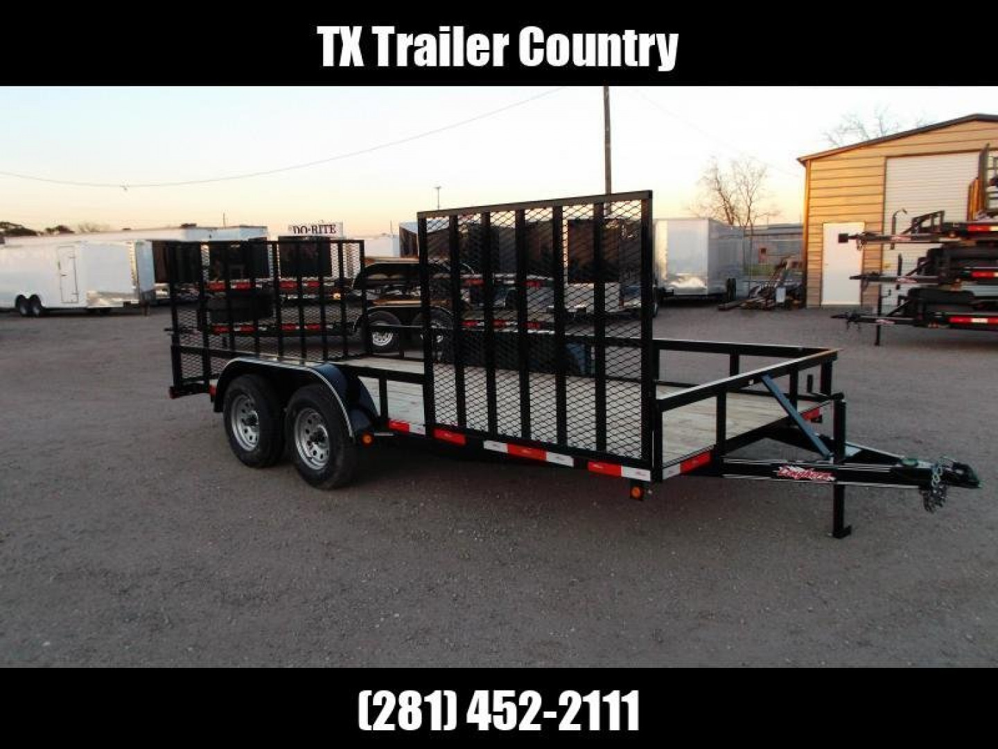 New 2025 LONGHORN TRAILERS 83x18 Utility Trailer / ATV Trailer / Side ...