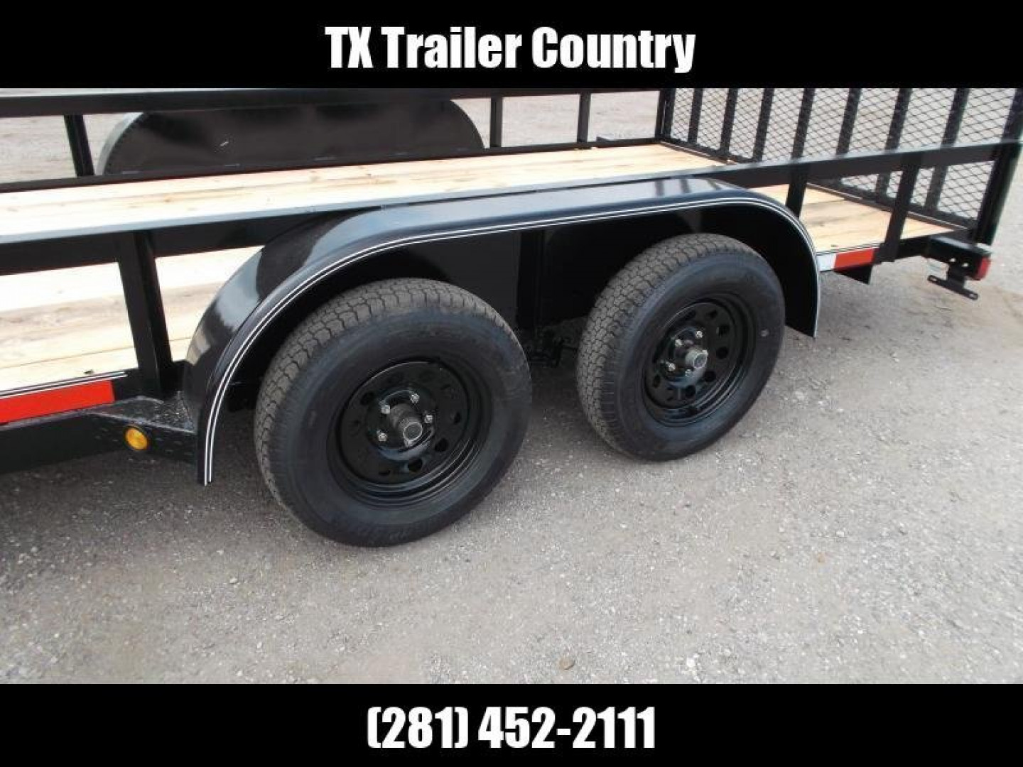 New 2025 LONGHORN TRAILERS 16ft Utility Trailer / 4ft Heavy Duty Ramp ...