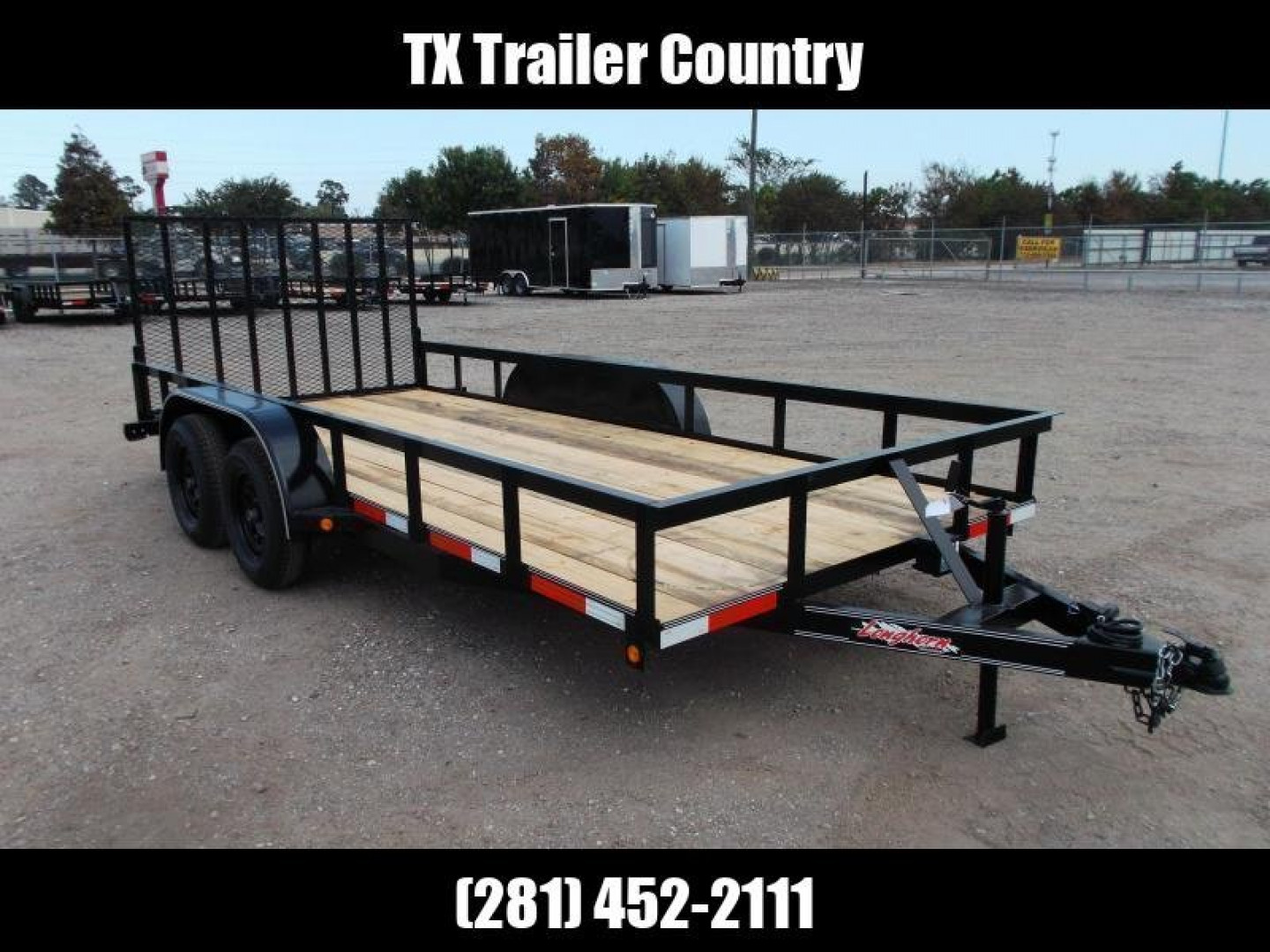 New 2025 LONGHORN TRAILERS 16ft Utility Trailer / 4ft Heavy Duty Ramp ...