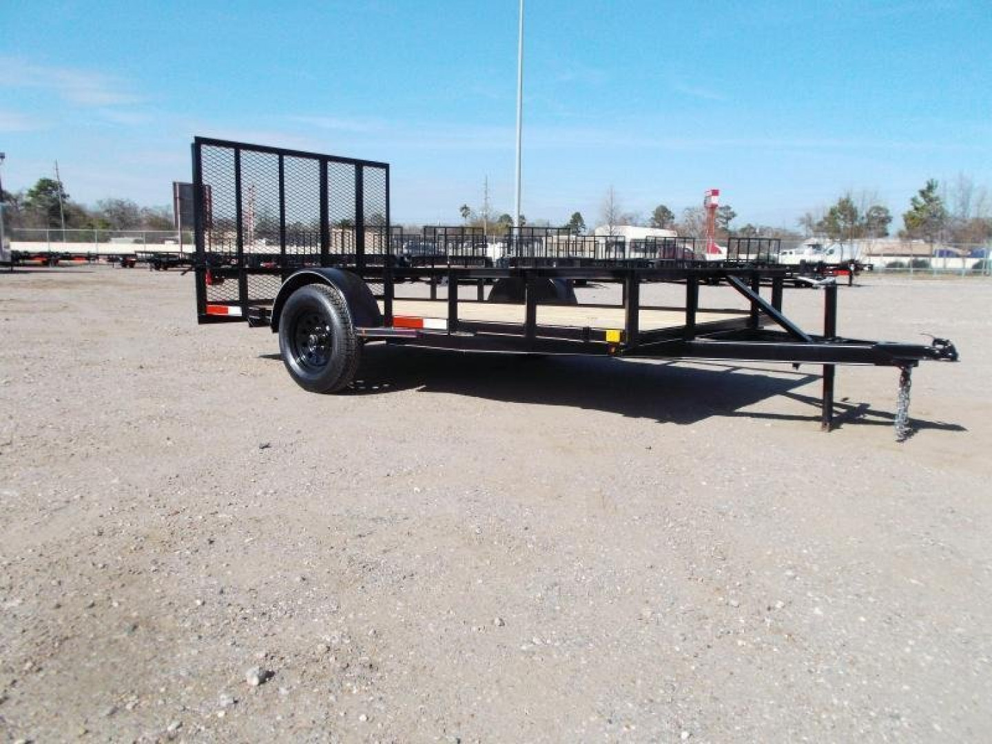 New 2025 J&C TRAILERS 77x12 Single Axle Utility Trailer / C-Channel ...