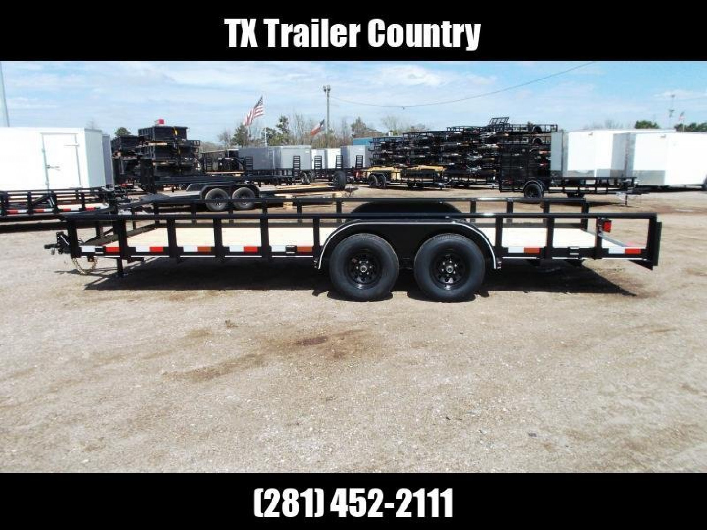 New 2025 BELLWETHER MFG 83x18 Utility Trailer / 3500# Axles / Radial ...