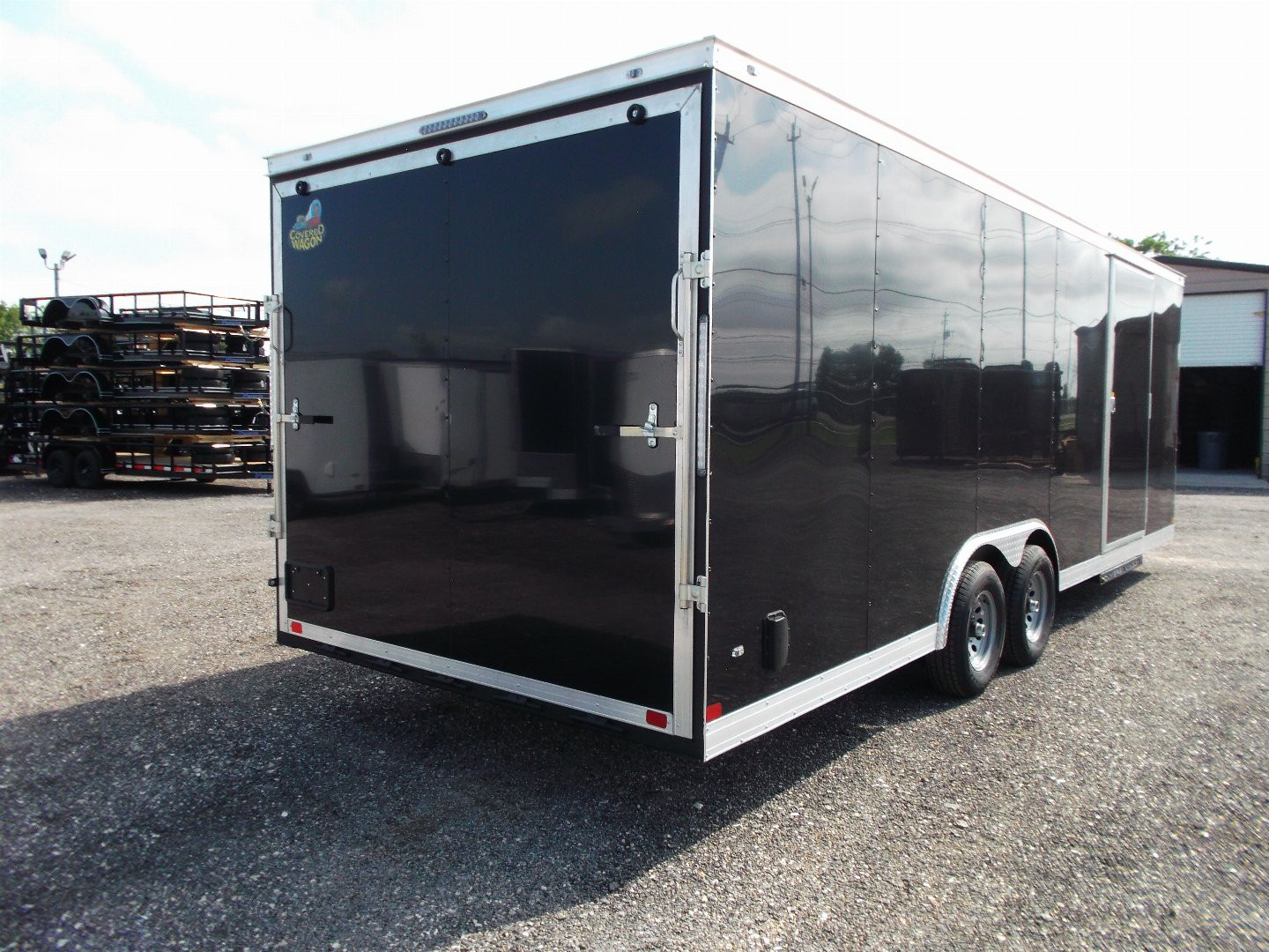 New 2025 COVERED WAGON TRAILERS 8.5x24 Tandem Axle Cargo / Enclosed ...
