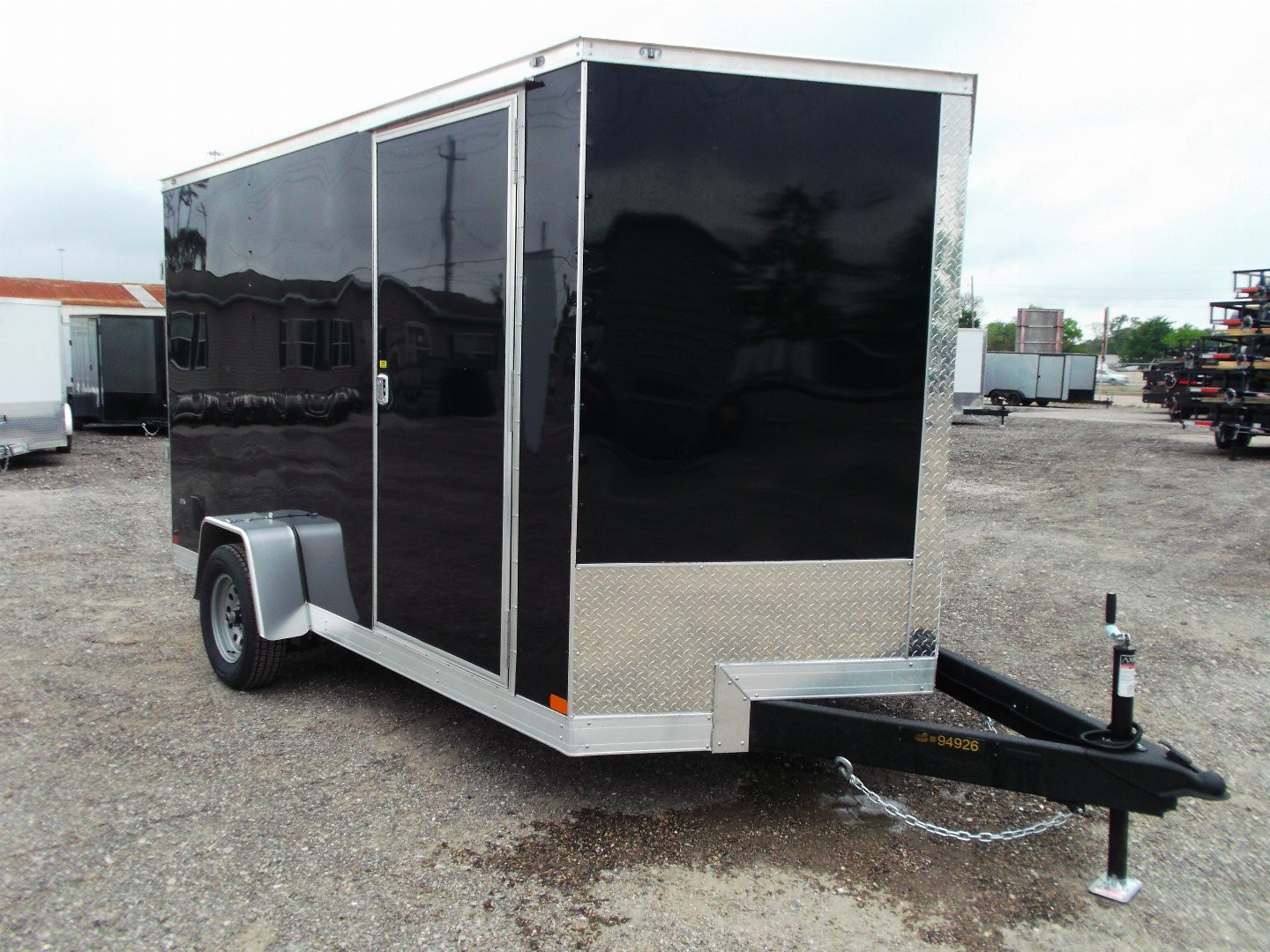 New 2025 COVERED WAGON TRAILERS 7x12 Single Axle Cargo / Enclosed ...