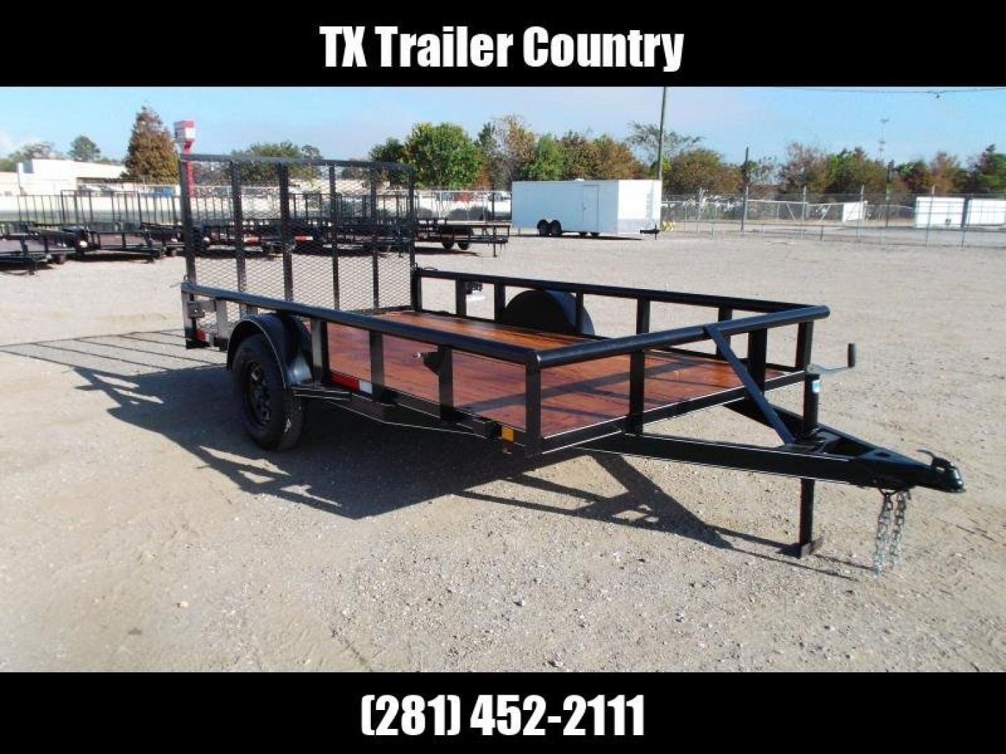 New 2024 J&C Trailers 77x12 Single Axle Utility Trailer / C-Channel ...