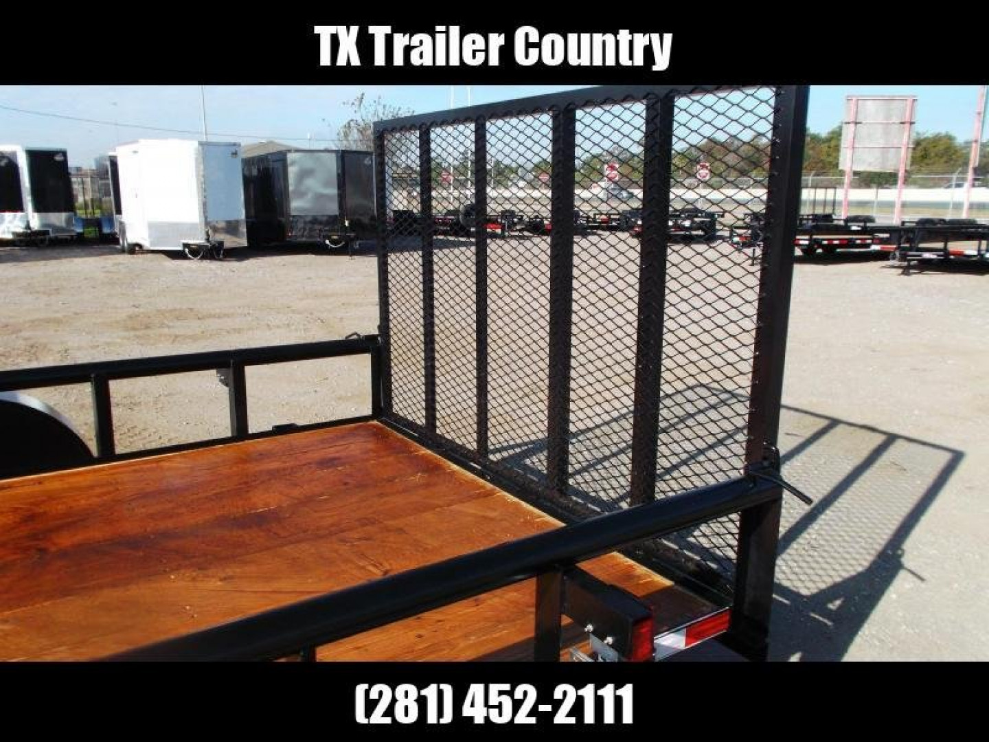 New 2024 J&C Trailers 77x12 Single Axle Utility Trailer / C-Channel ...