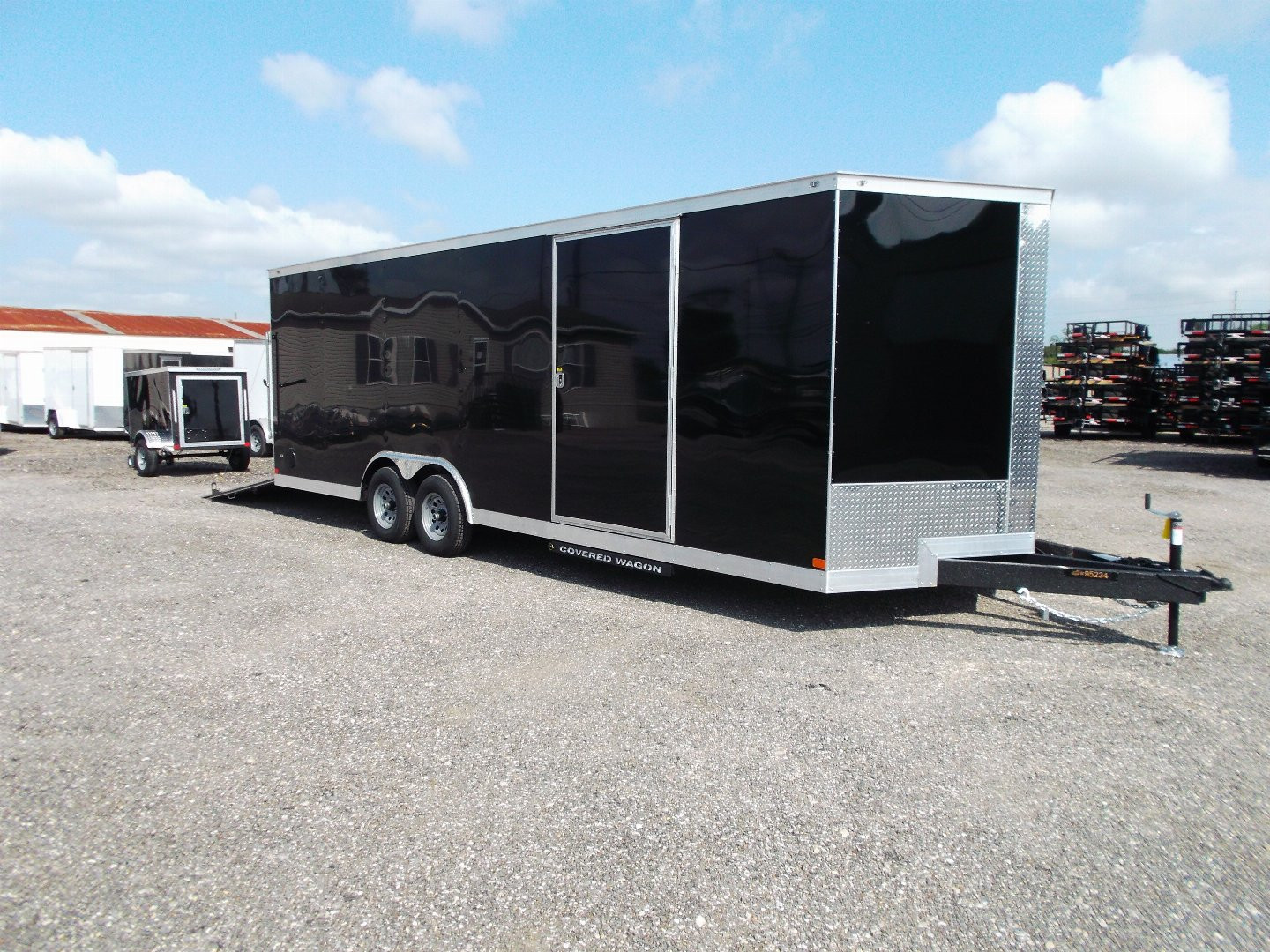 New 2024 COVERED WAGON TRAILERS 8.5x24 Tandem Axle Cargo / Enclosed ...