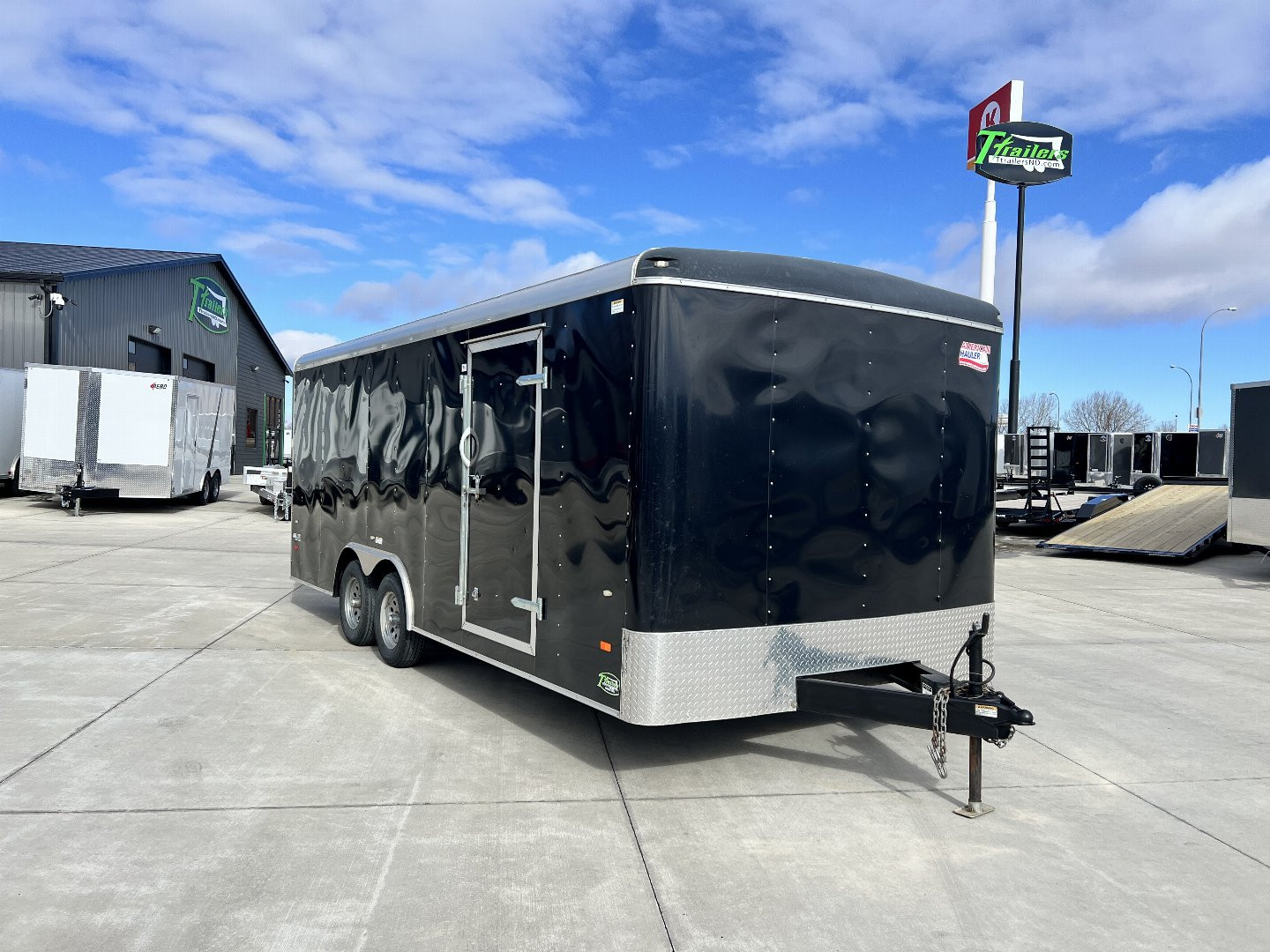 Used 2016 American Hauler 8.5x20 Rear Ramp Enclosed Cargo Hauler ...