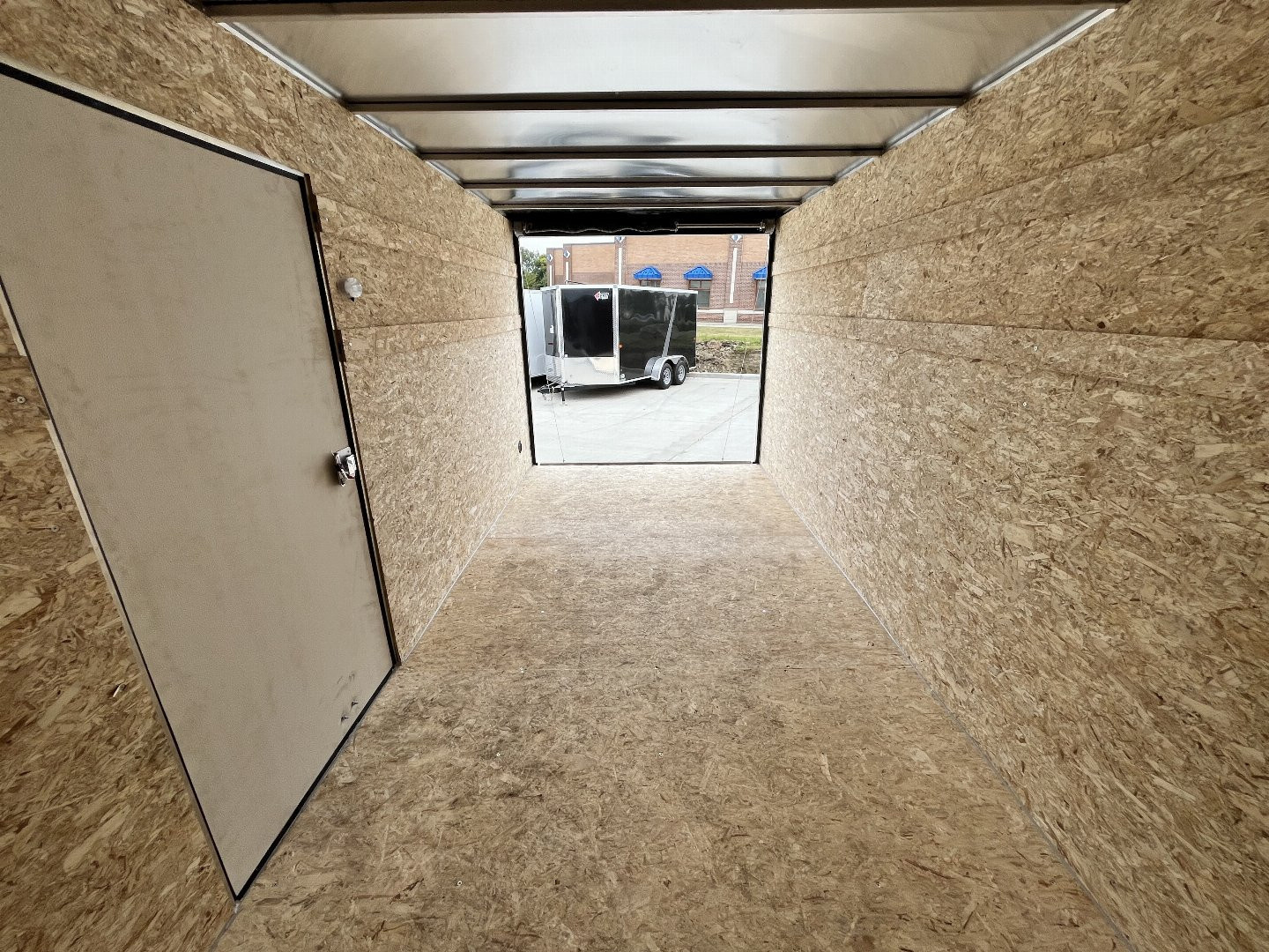 New New 2026 Bighorn R&M 7x14 + 2’V Nose Rear Ramp Enclosed Cargo ...