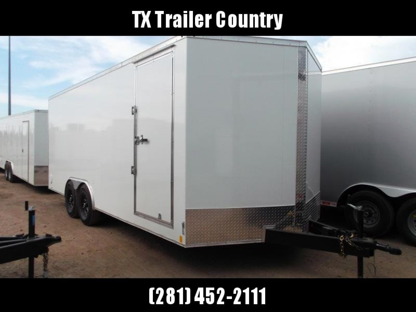 New 2023 Cell-Tech Trailers 8.5x24 Tandem Axle Cargo Trailer / Enclosed ...