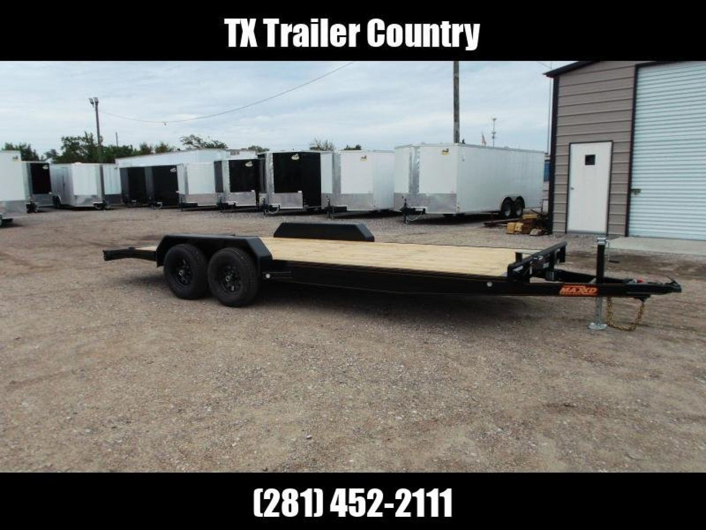 New 2024 Maxxd 83X20 10K Car Hauler / Racing Trailer / Flat Deck Rental ...