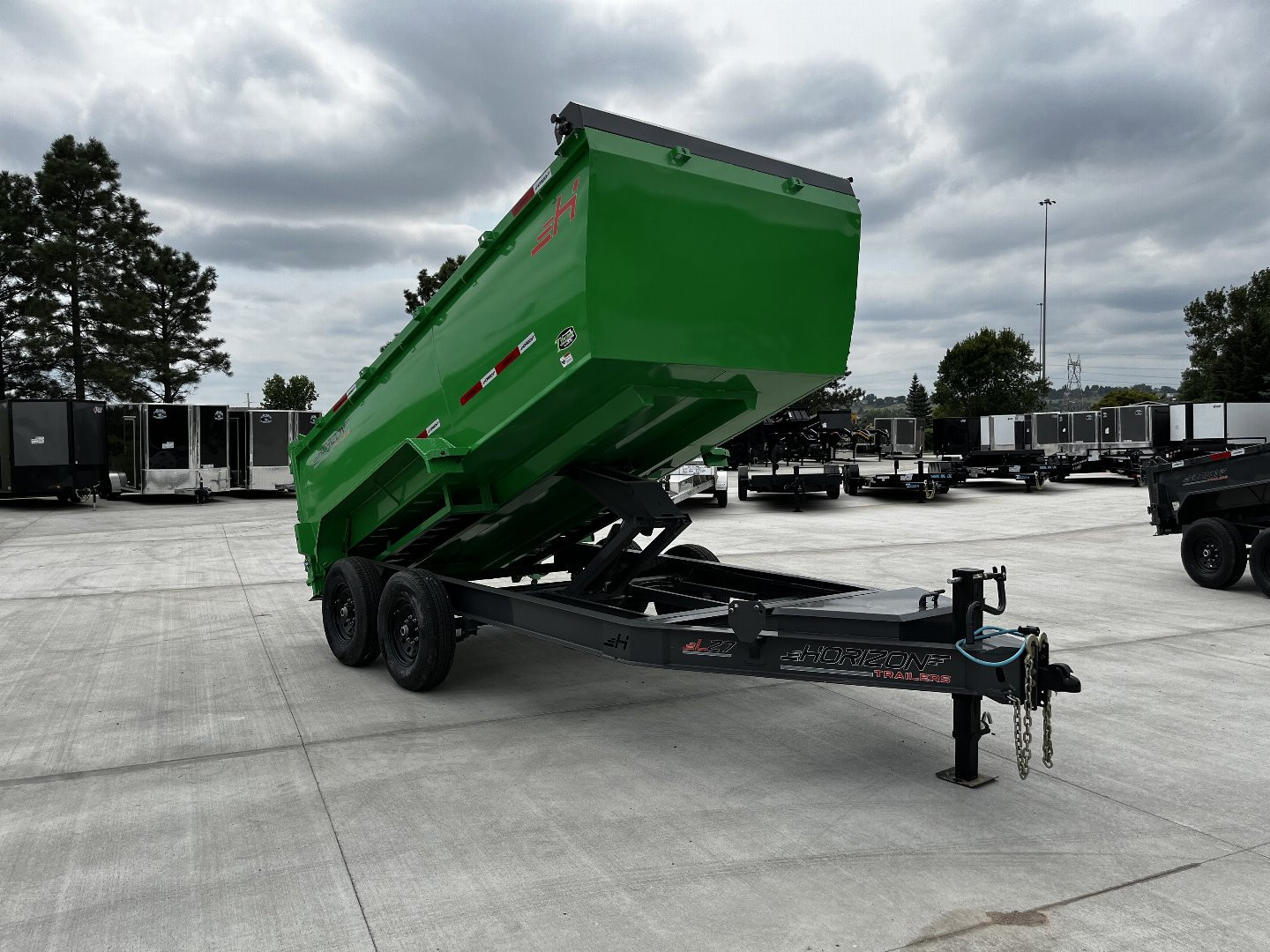New 2024 HORIZON TRAILERS 14' dump 14K Dump Trailer for sale in ...