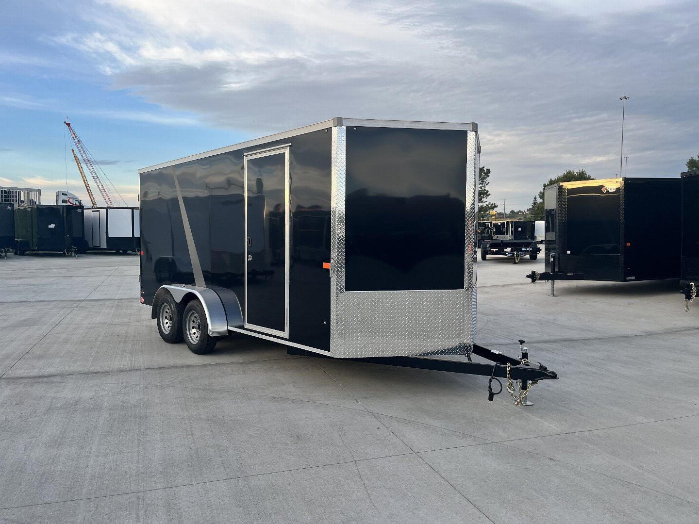 New 2025 AERO 7x16 +2V QUALITY Enclosed Rear Ramp Cargo Trailer 2 ...