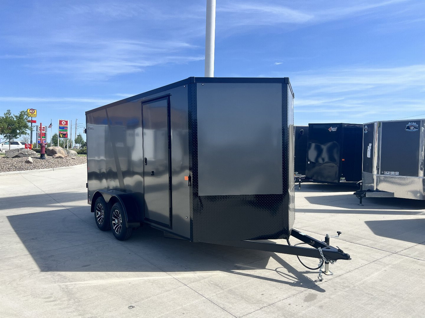 New NEW 2026 AERO 7x14 +2 V ALUMINUM Wheels BLACKOUT Edition QUALITY ...