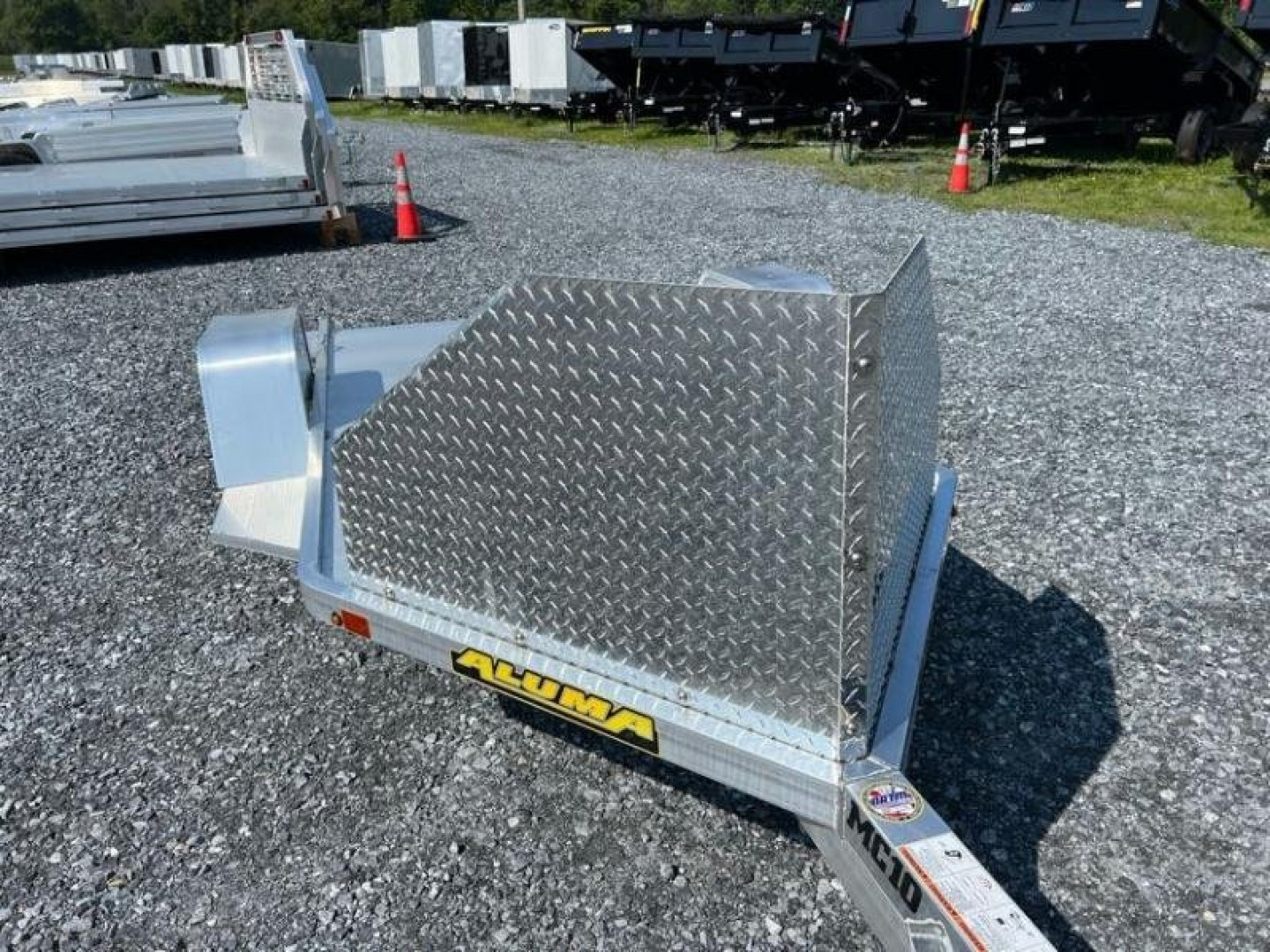 New 2026 Aluma MC10 Motorcycle Hauler Motorcycle Trailer