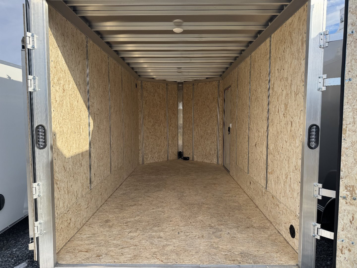 New 2025 E-Z HAULER 7X14 Aluminum Construction Trailer Cargo / Enclosed ...