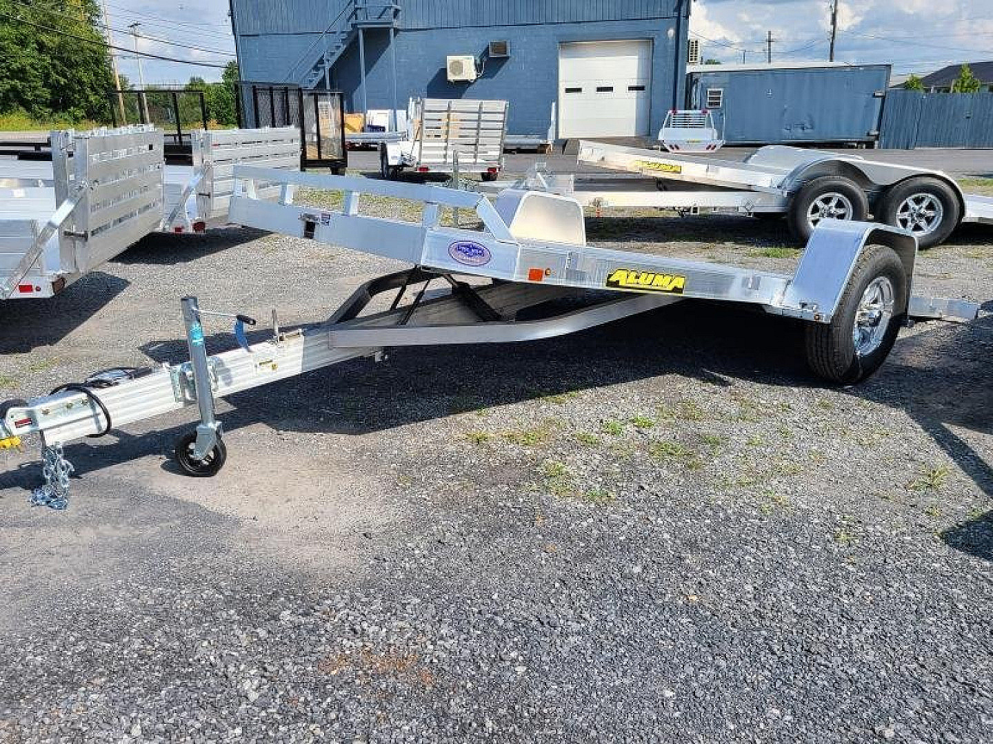 New 2026 Aluma 8214HSTILT Utility Trailer for sale in Middletown, PA