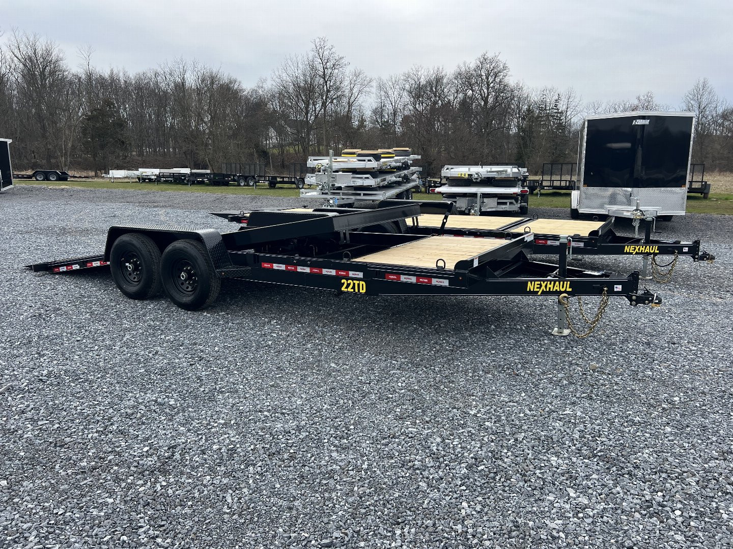 New 2024 NEXHAUL 22 Foot 15,000 LB Tilt Deck Equipment Trailer for sale ...