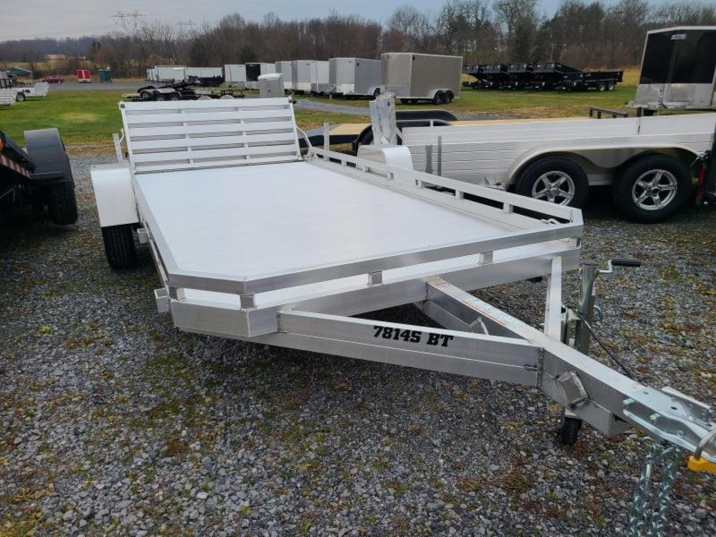 New 2026 Aluma 7814ST BiFold Gate Utility Trailer for sale in ...