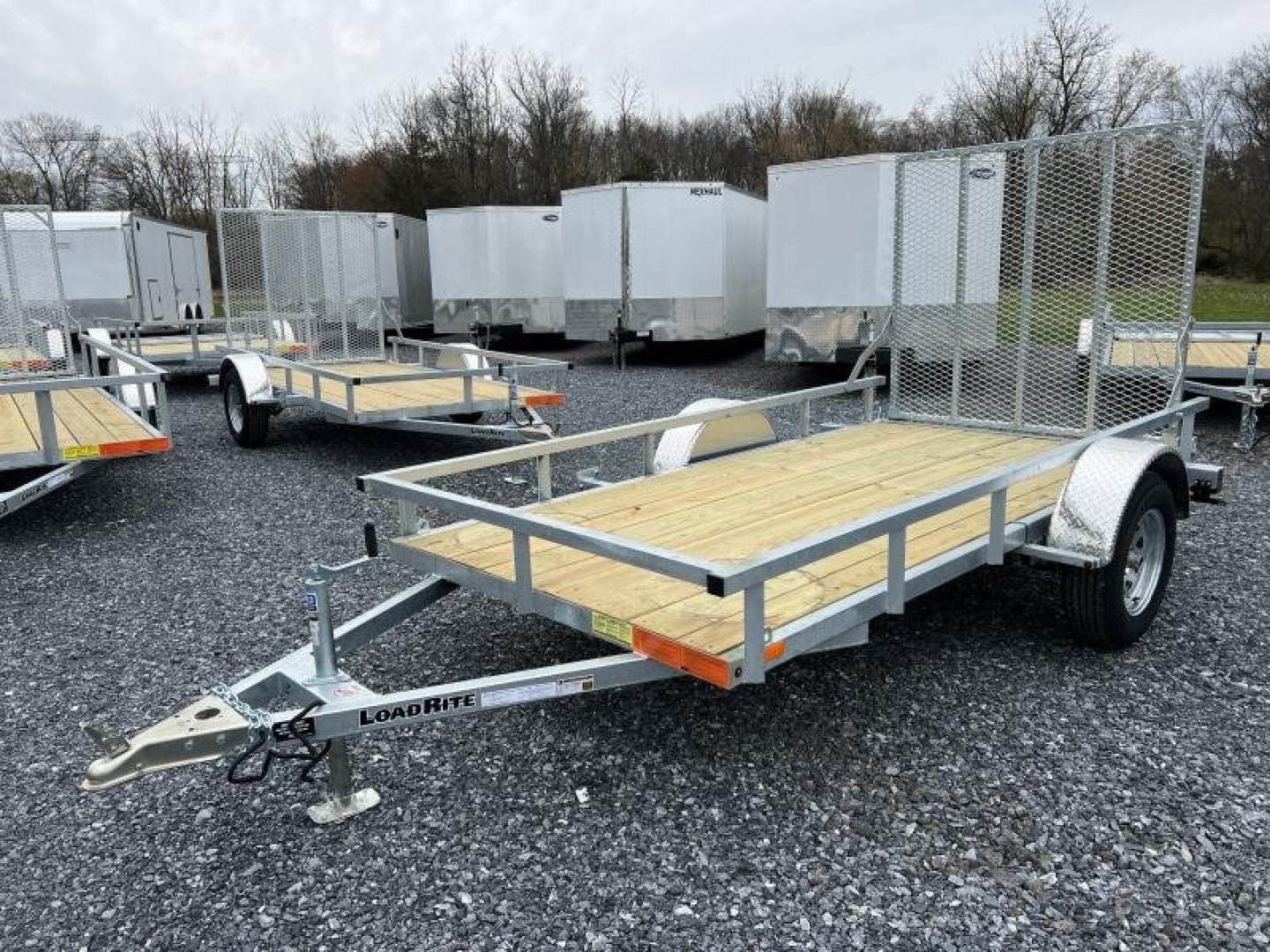 New Load Rite UT5511 Galvanized Landscape Trailer