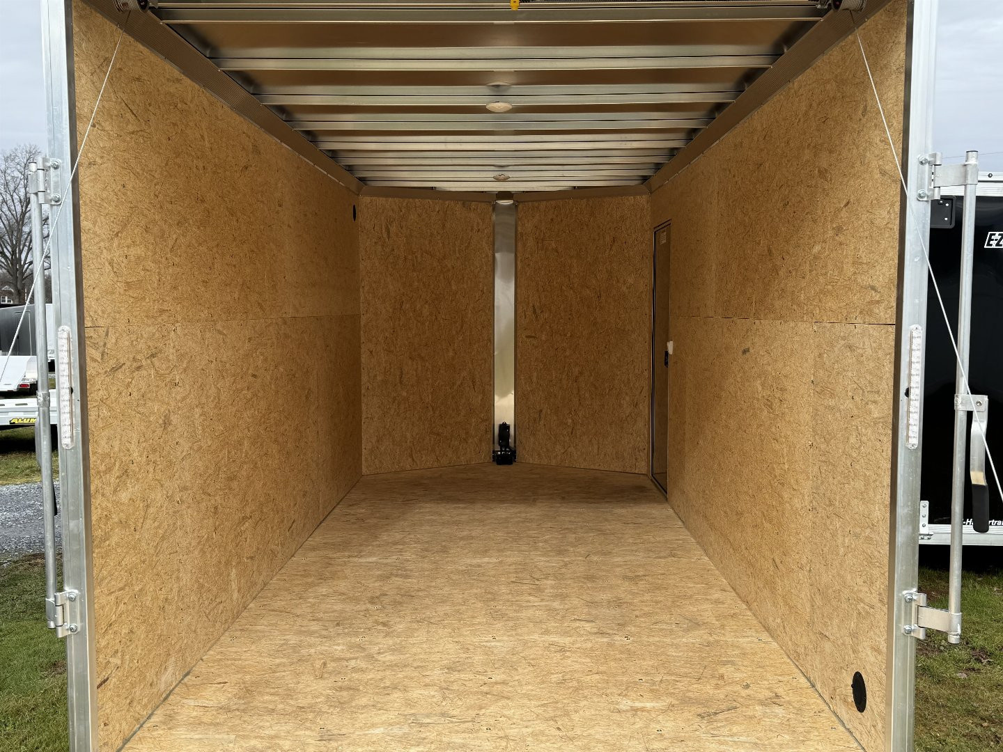 New 2025 E-Z HAULER 7.4X16 Aluminum Enclosed Trailer 7 Foot 1 Inch ...