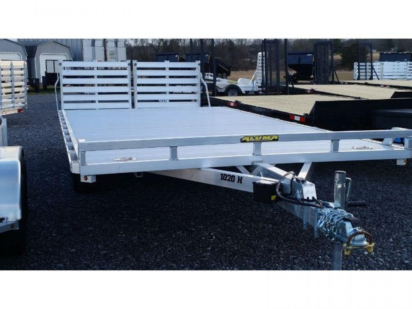 New 2026 Aluma 1020H-TA-BT-DT-RR-RTD 20 ft Deckover Hauler Equipment ...