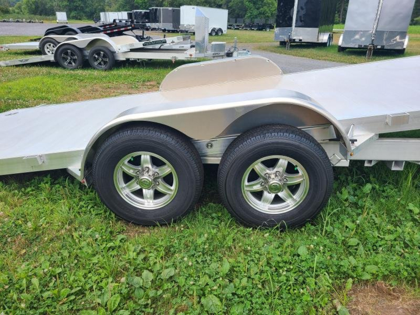 New 2026 Aluma 8218 Heavy Tilt Hauler Car / Racing Trailer