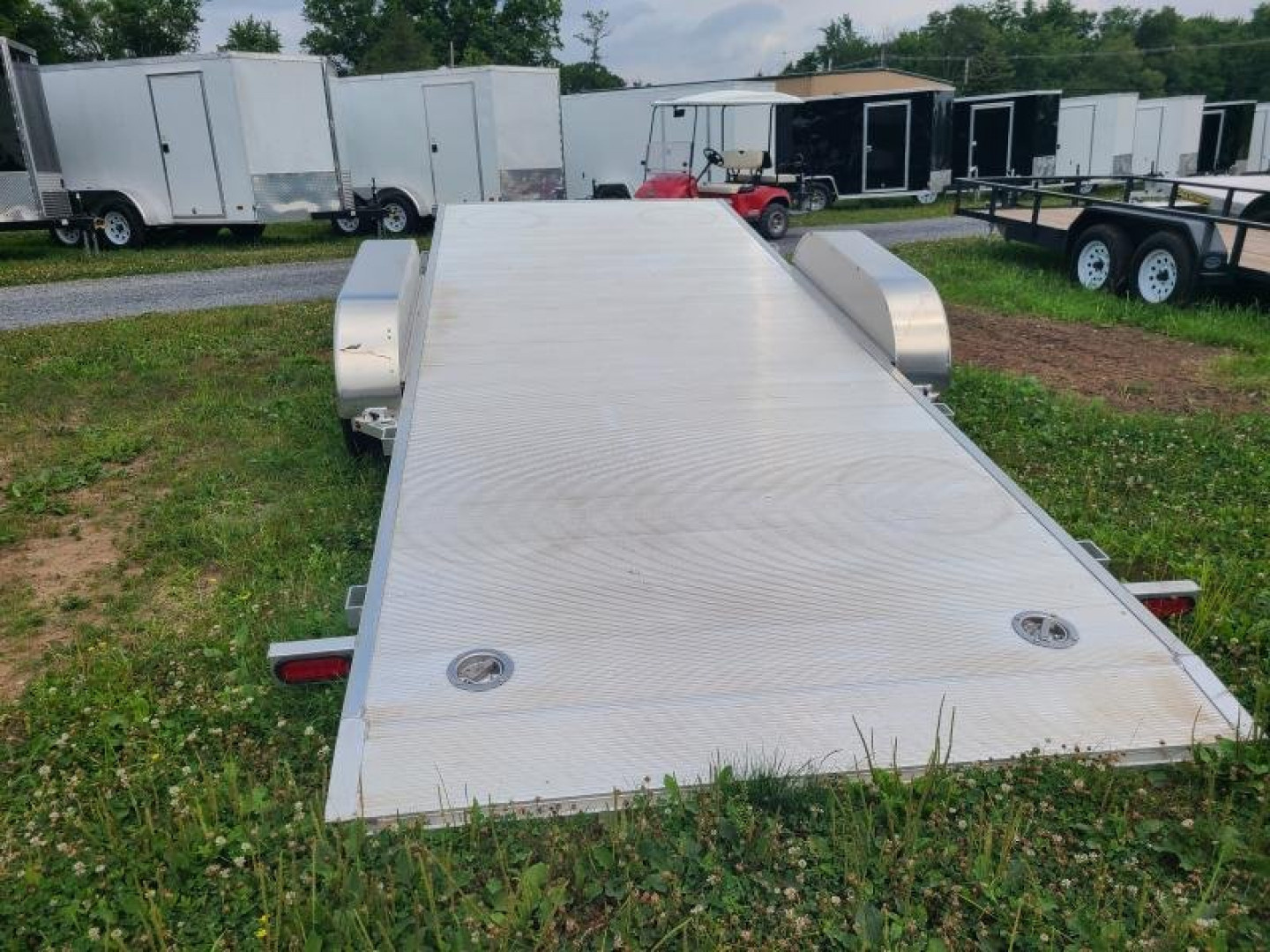 New 2026 Aluma 8218 Heavy Tilt Hauler Car / Racing Trailer