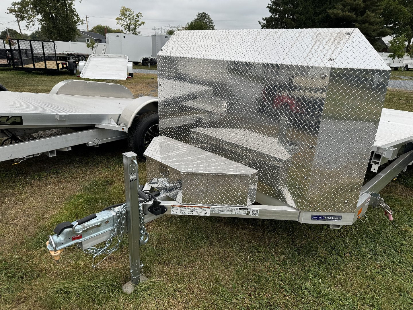 New 2025 ALUMA 8220H-LP-TILT Executive Series Tilt Hauler Car / Racing Trailer