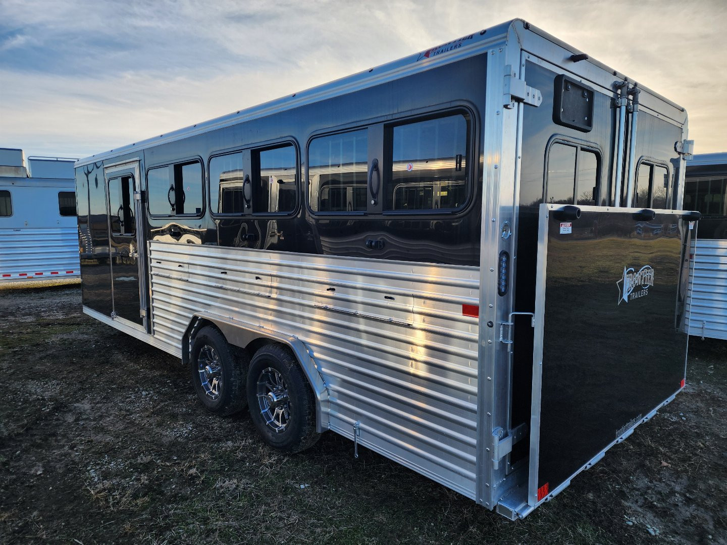 New 2025 Frontier 8 x 20 8 Pen / Stock Combo Trailer for sale in Warren, IN