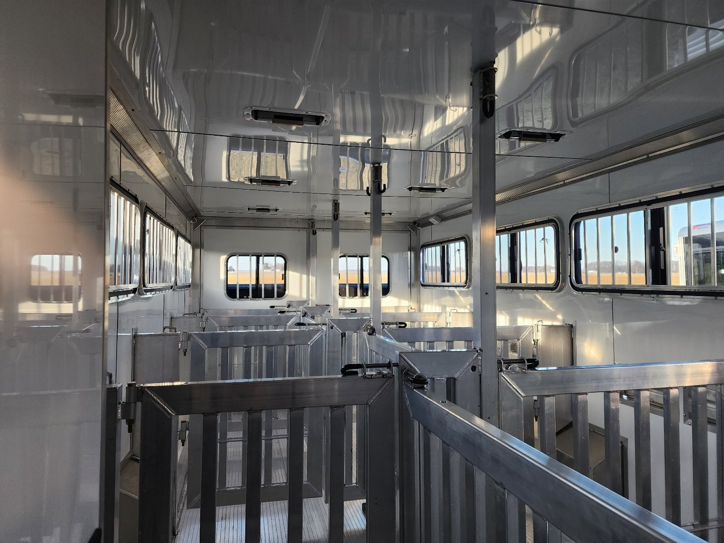 New 2025 Frontier 8 x 20 8 Pen / Stock Combo Trailer for sale in Warren, IN