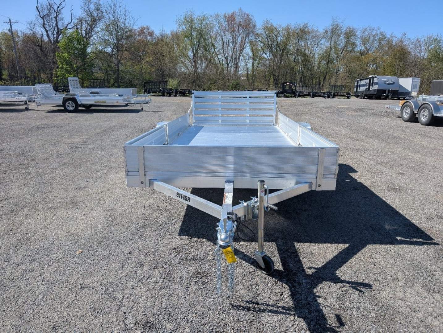New 2026 Aluma 8114 Side Ramp Utility Trailer for sale in Butler, PA