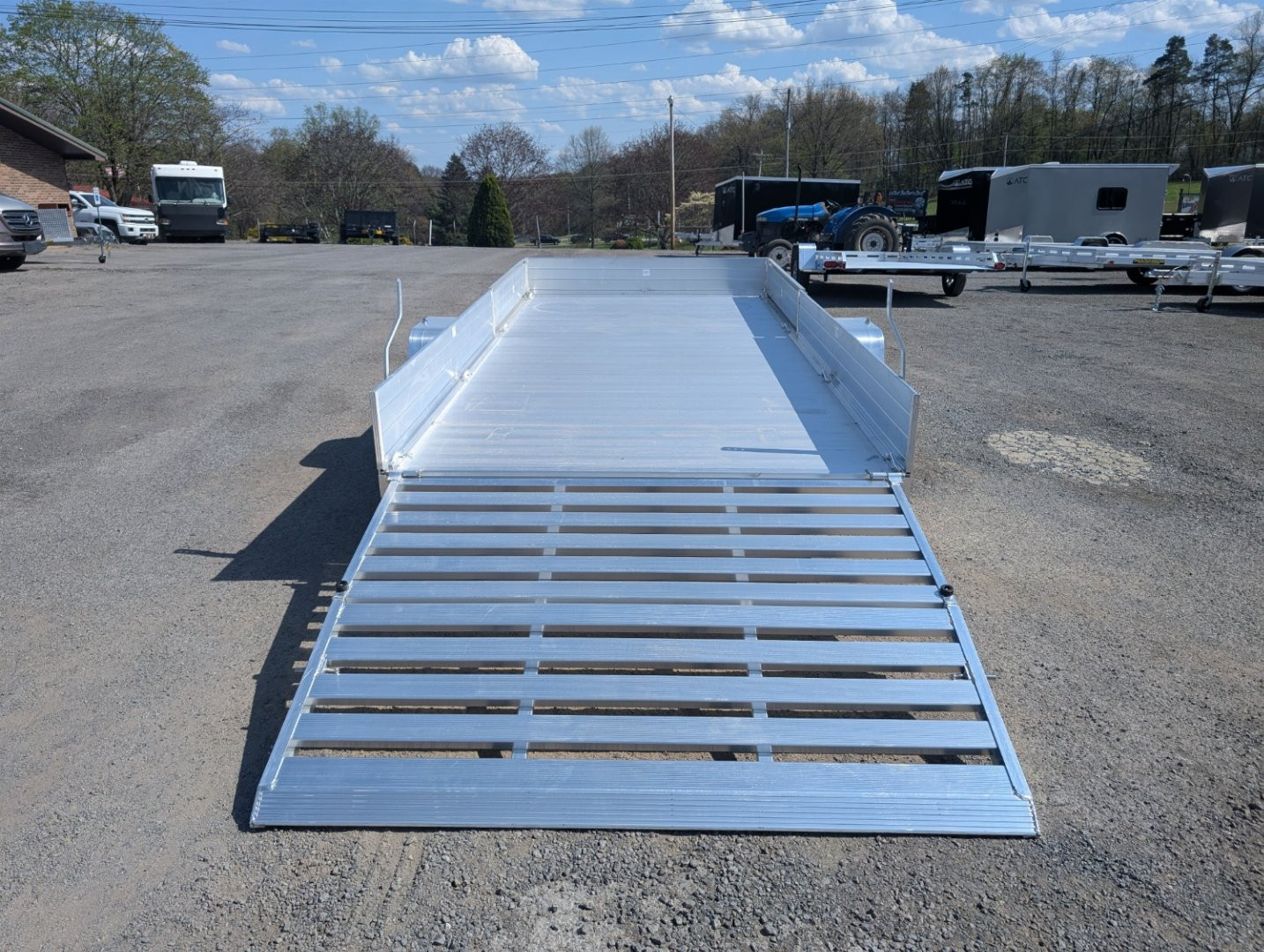 New 2026 Aluma 8115H Side Ramp Utility Trailer for sale in Butler, PA