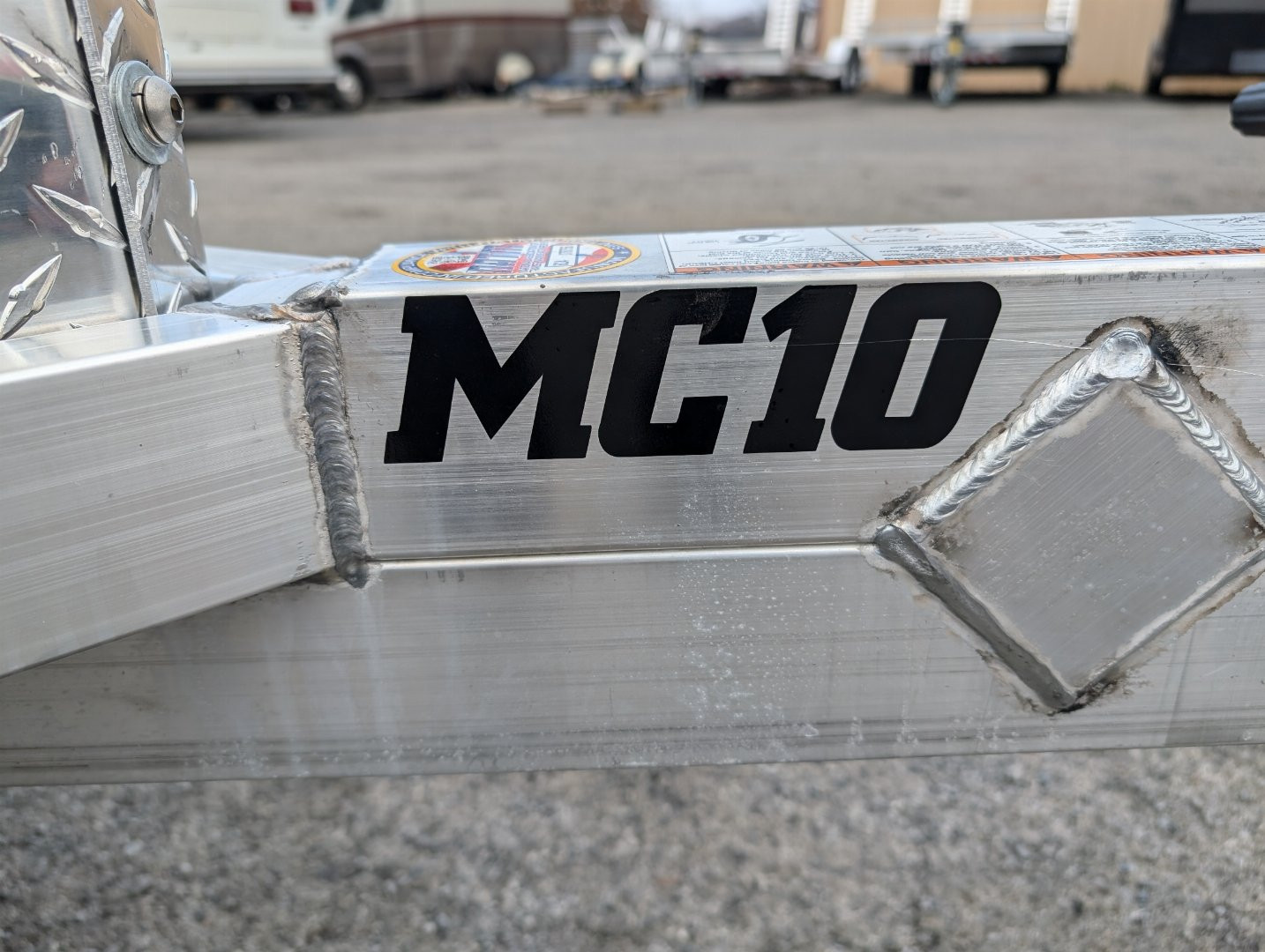 New 2025 Aluma MC10 Motorcycle Trailer