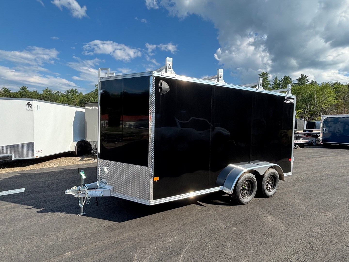 New 2025 High Country 7x14 + 2ft V nose/ Aluminum trailer / Contractor ...