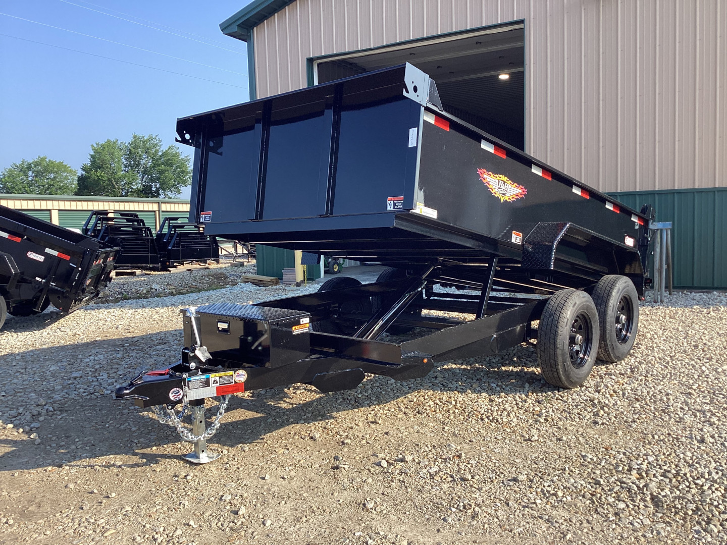 New 2025 H&H 76x12 Utility Dump Trailer, 10k for sale in Hermann, MO