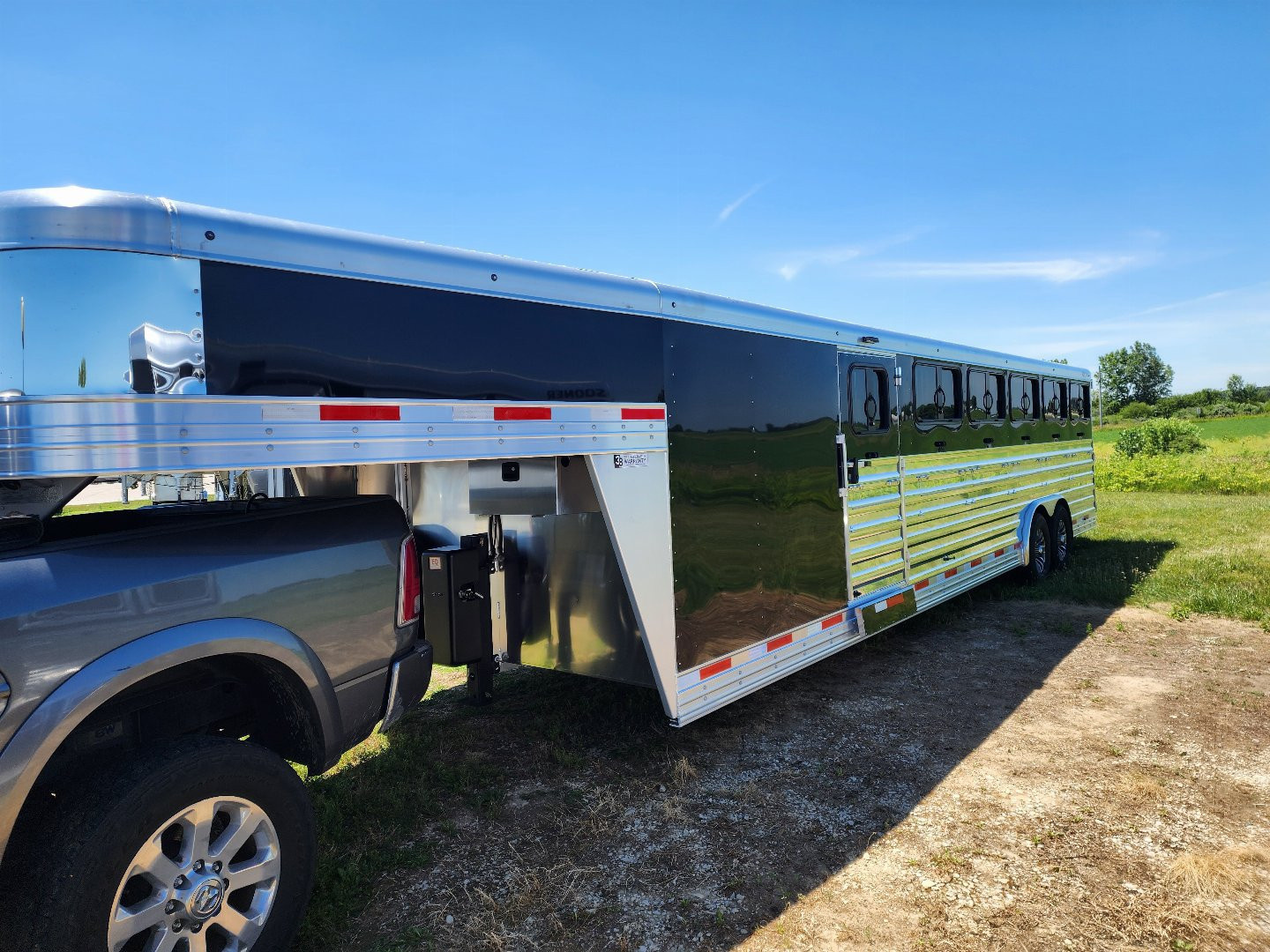 New 2026 Exiss Exhibitor 8030W 12 Pen / Stock Combo Trailer for sale in ...
