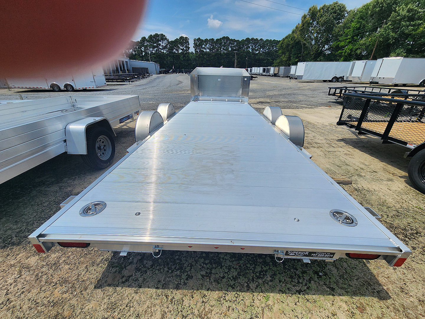 New 2026 ALUMA 8218 Low Clearance Tilt Car Trailer Car / Racing Trailer