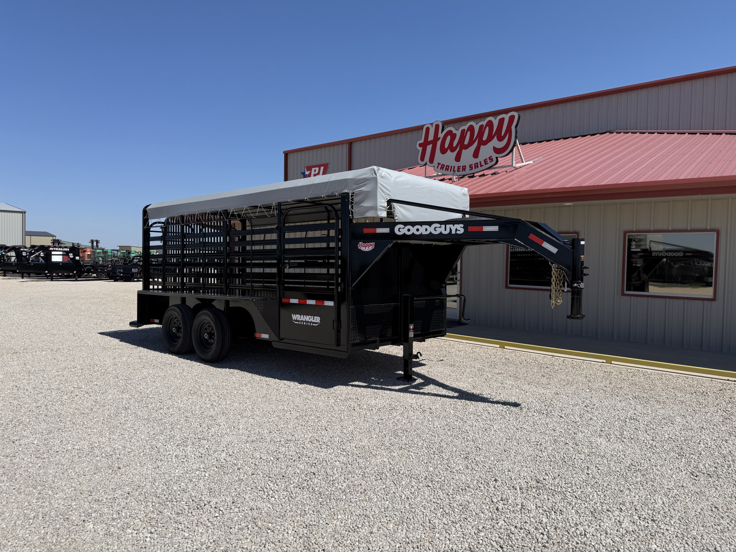 New 2026 Good Guys 6'8"x16' GN Bar Top Livestock Trailer - Wrangler for ...