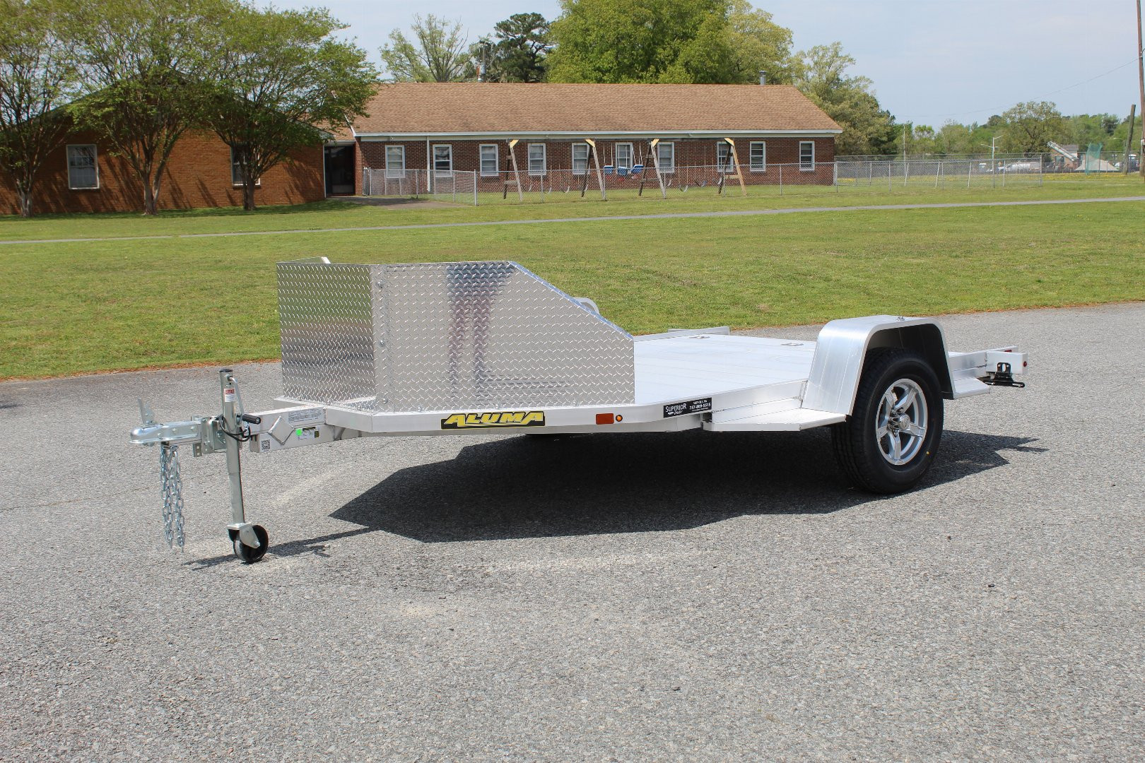 New 2026 ALUMA MC210 2 Bike Motorcycle Trailer