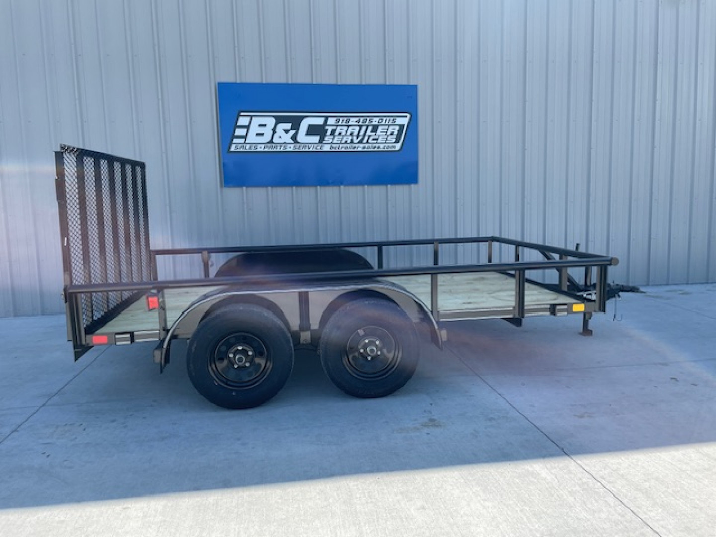 New 2025 DAVIDSON 83X12 PIPE TOP TANDEM AXLE UTILITY TRAILER W/ 4' GATE